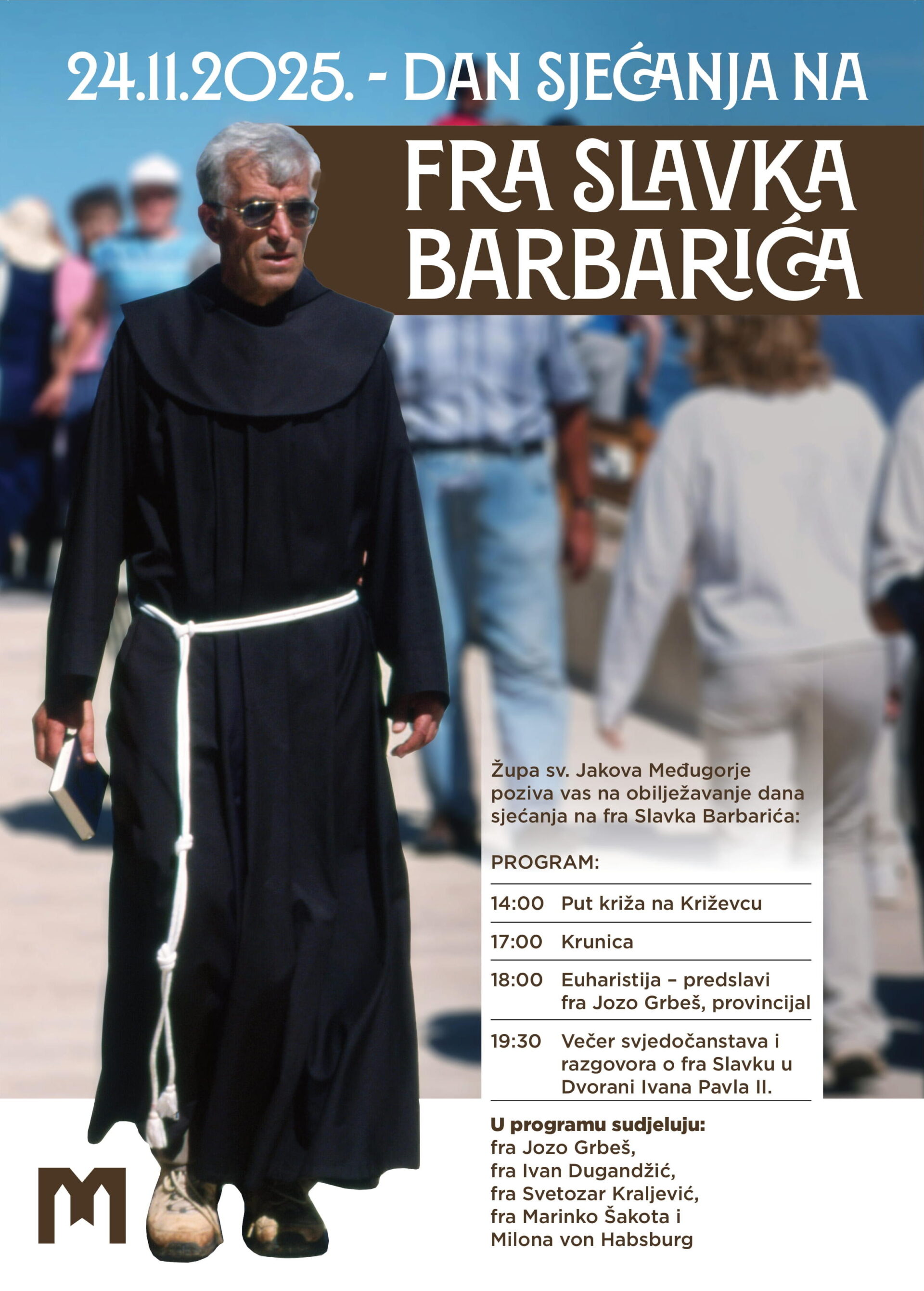 25 godina života u vječnosti: 24. studenoga – Dan sjećanja na fra Slavka Barbarića - Radio Mir